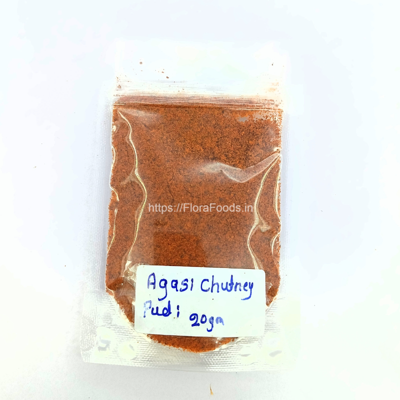 SAMPLE-Agasi Chutney Pudi (Flax Seeds Chutney Powder)(20gms)