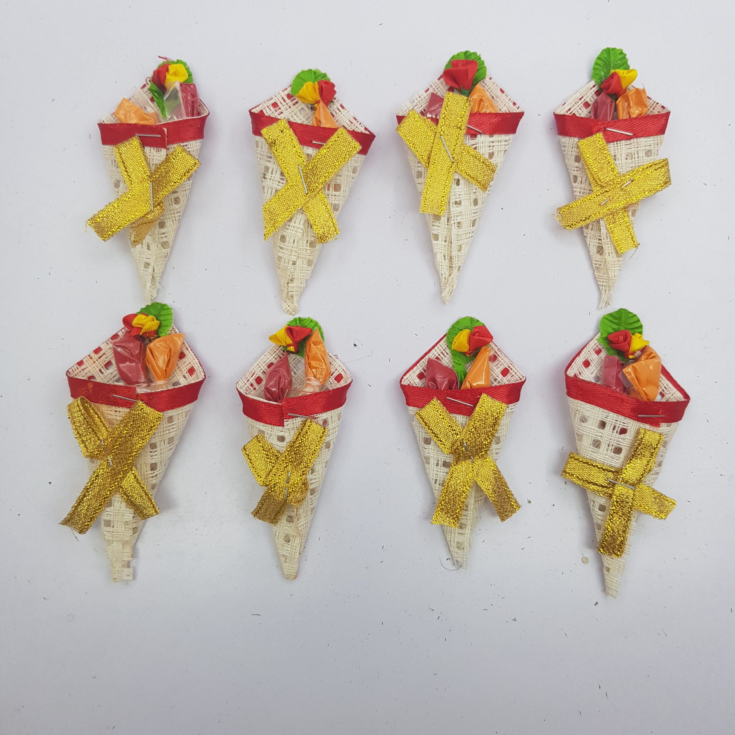 NET BOUQUET (For Arishina-Kunkuma Packet(Decorative)-Set of 25